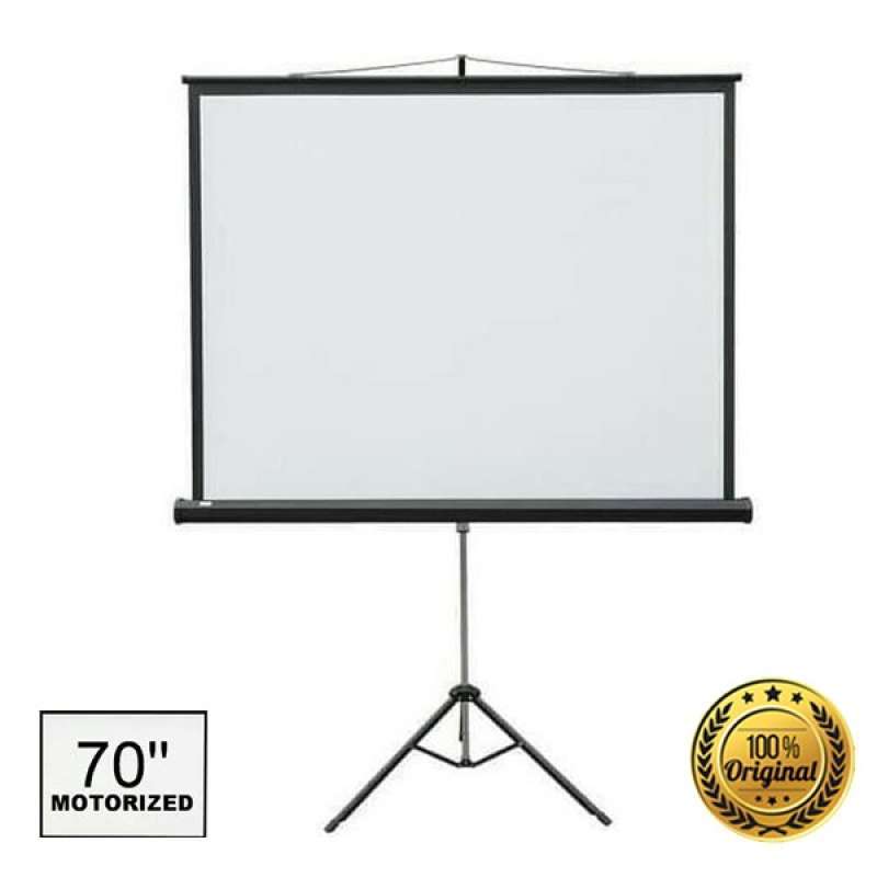 Jual Layar Projector Tripod Portable Screen 70 X 70 Inch Di Seller ...