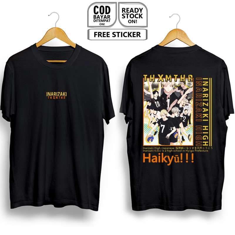 Promo KAOS INARIZAKI HIGH HAIKYU ANIME MANGA SHINSUKE KITA REN OMIMI ...