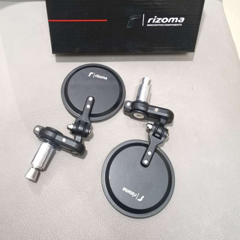 Promo Rizoma Spion Jalu Rizoma Bulat Lipat Cnc Universal Bar End ...