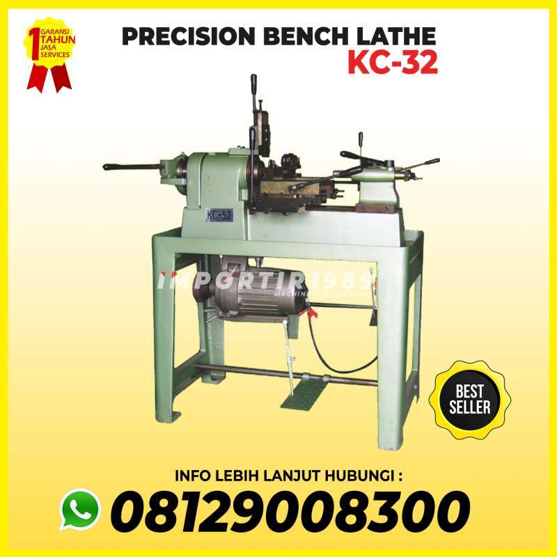 Jual Mesin Bubut Turret Besi Precision Bench Lathe Machine 2hp Importir ...