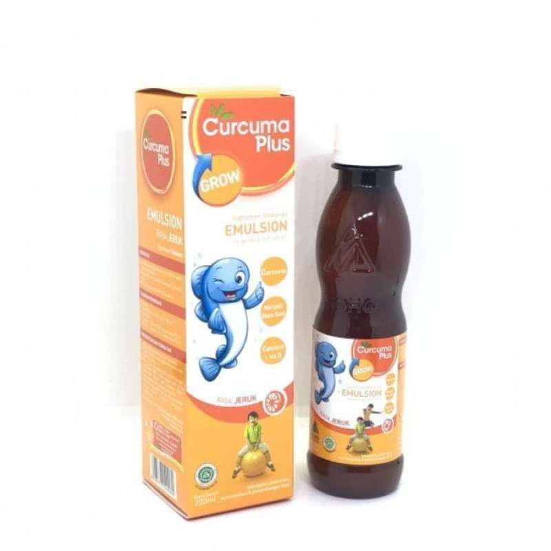 Jual Curcuma Plus Grow Emulsion Jeruk 200 ML di Seller Viva Apotek ...