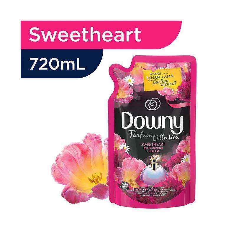 Jual WHS - SMG/JOG/SOLO - Downy Perfume Sweet Heart Pink Pewangi Pakaian [720 mL/ Kemasan Refill ...