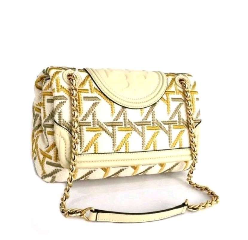 Promo Tory Burch Soft Embroidered Convertible Shoulder - 100% Original ...