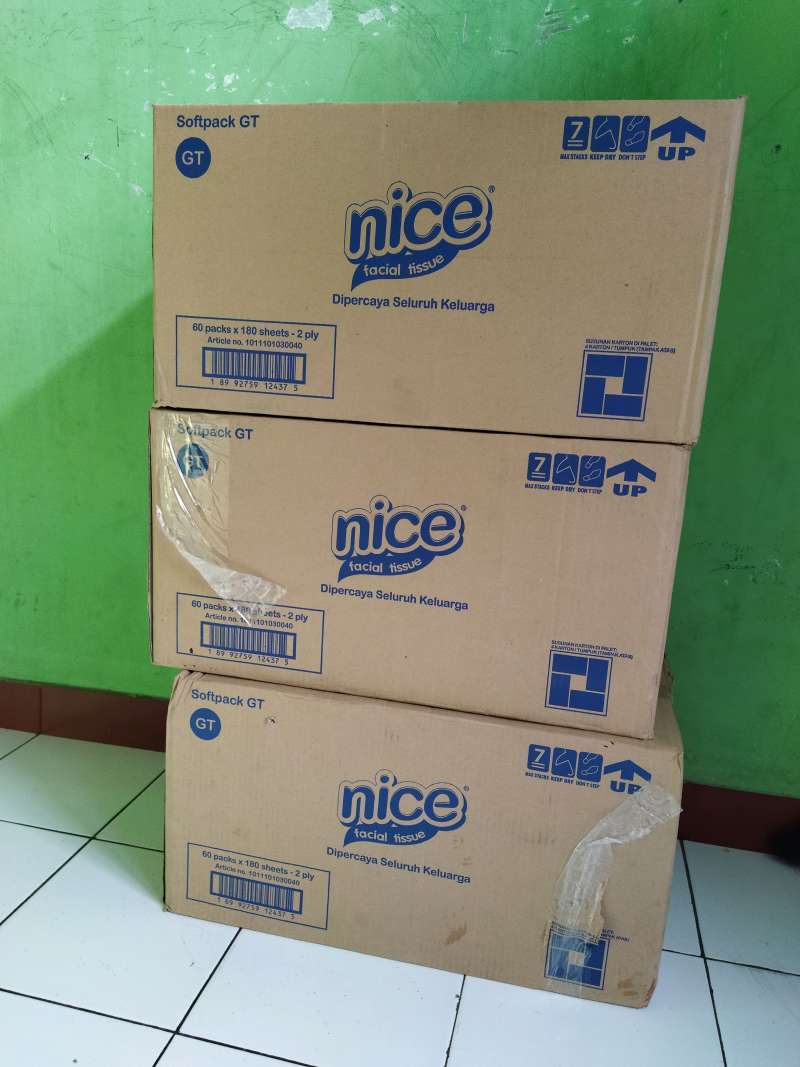 Jual Tisu Nice 180 Sheet Di Seller Finna Mart - Pondok Rangon, Kota ...