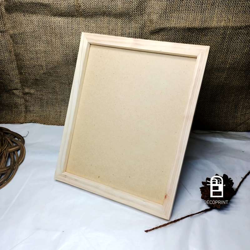 Jual Figura Kayu Jati Belanda Ukuran 8R Bingkai Frame Kayu Jati Belanda ...