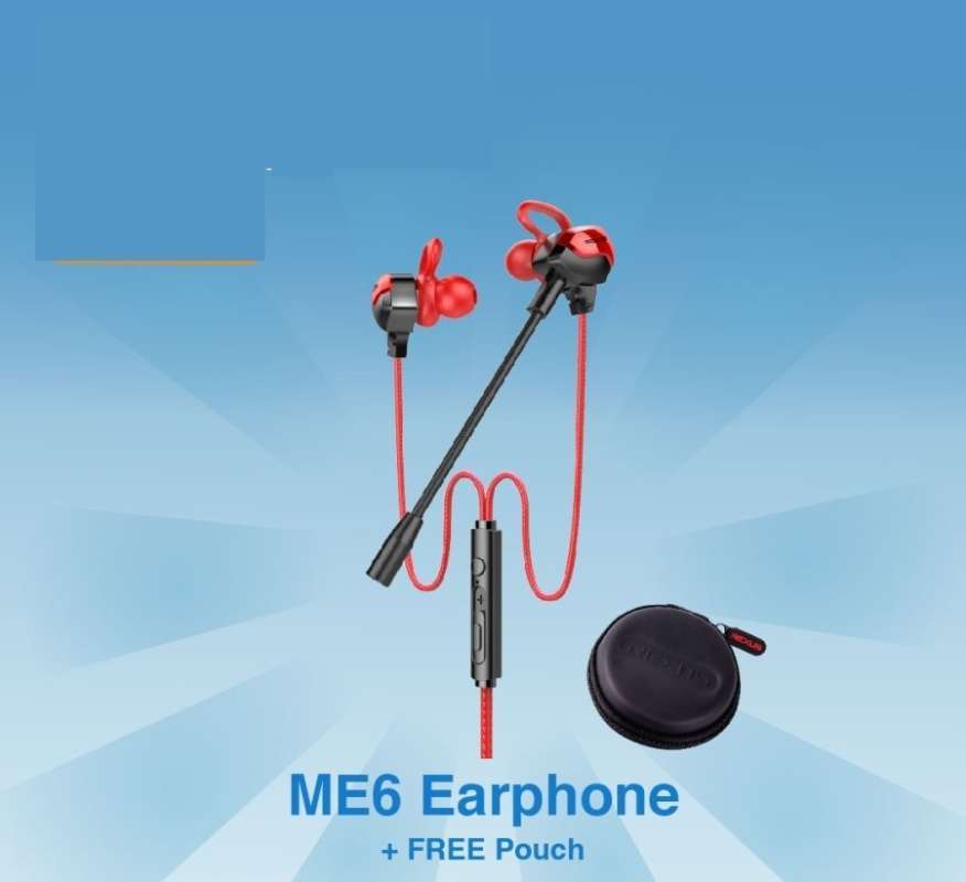 Jual Rexus Gaming Earphone Me-6 / Me6 With Dual Microphone Free ...