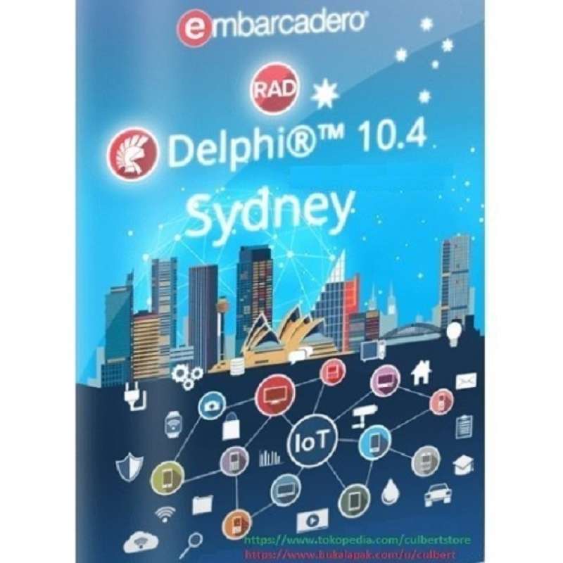Jual Delphi 10.4.2 Sydney + UniDac + TMS + FastReport + ReportBuilder + Winsoft + EhLib ...