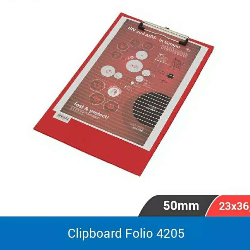 Jual Bantex Clipboard Papan Jalan Ujian Berwarna Size Folio (f4) 4205 ...
