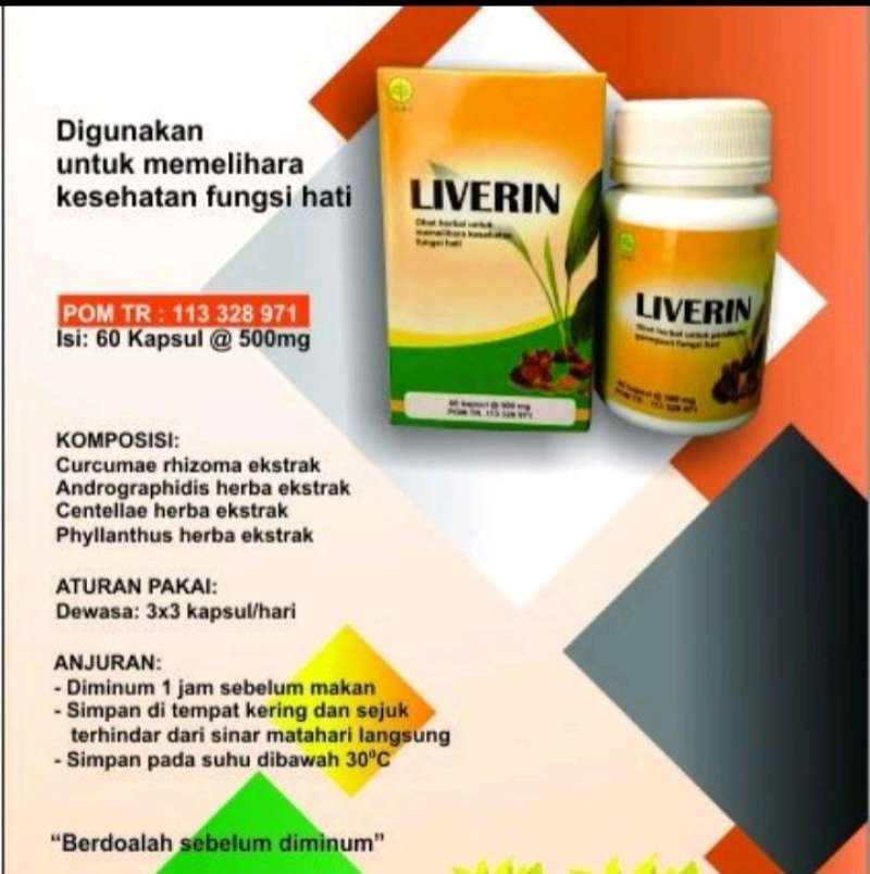 Jual liverin kapsul herbal insani memelihara fungsi hati di Seller ...