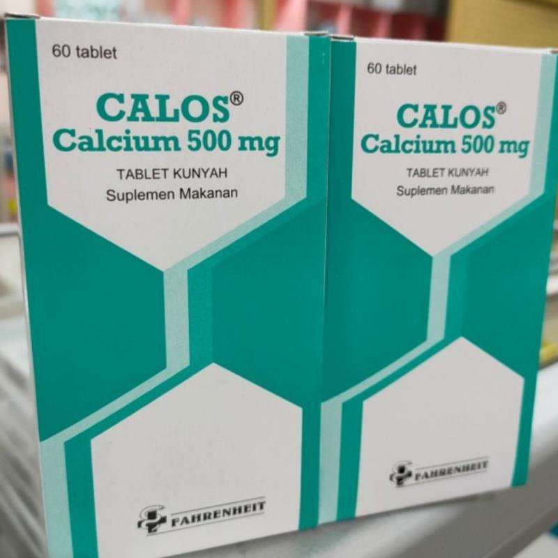 Jual Original calos calsium 500mg 60 tablet original di Seller Zona ...