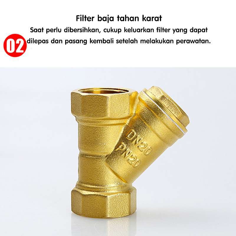 Jual Filter Katup Bentuk Y Pipa Pendingin Udara Turbocharged Bahan ...