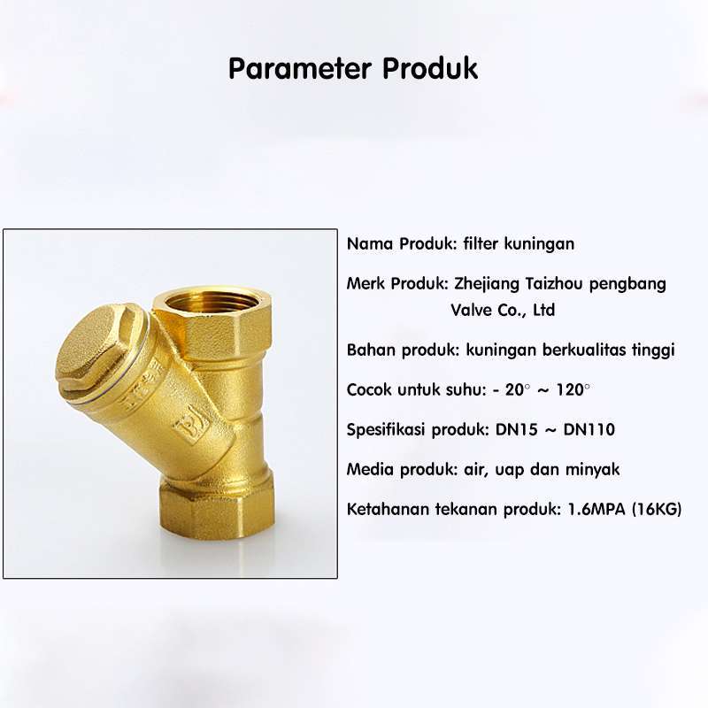 Jual Filter Katup Bentuk Y Pipa Pendingin Udara Turbocharged Bahan ...