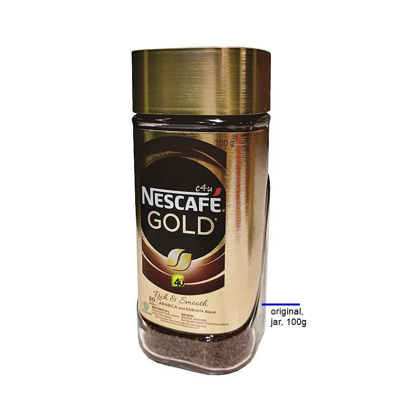 Jual Nescafe GOLD - Freeze Dried Coffee Powder - 100g BOTOL di Seller ...
