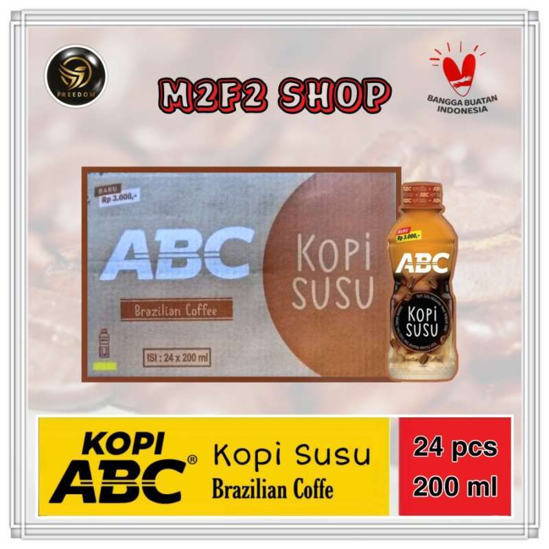 Jual Kopi Susu ABC Brazilian Coffee Botol Pet - 200 ml (Kemasan Karton ...