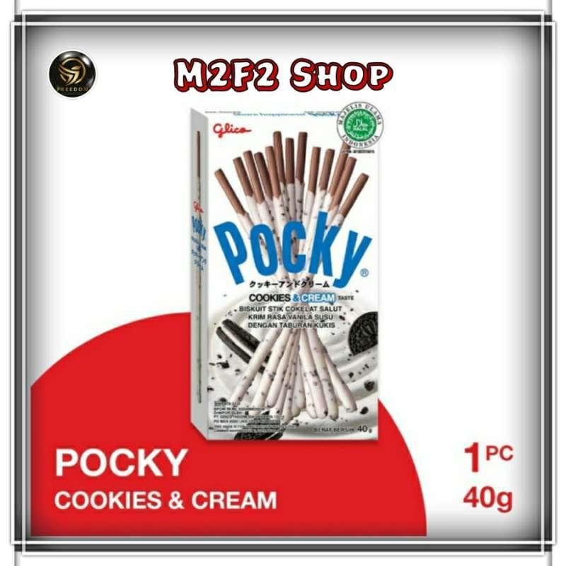 Promo Pocky Biskuit Krim Stik | Cookies & Cream Taste - 40 gr (Kemasan ...