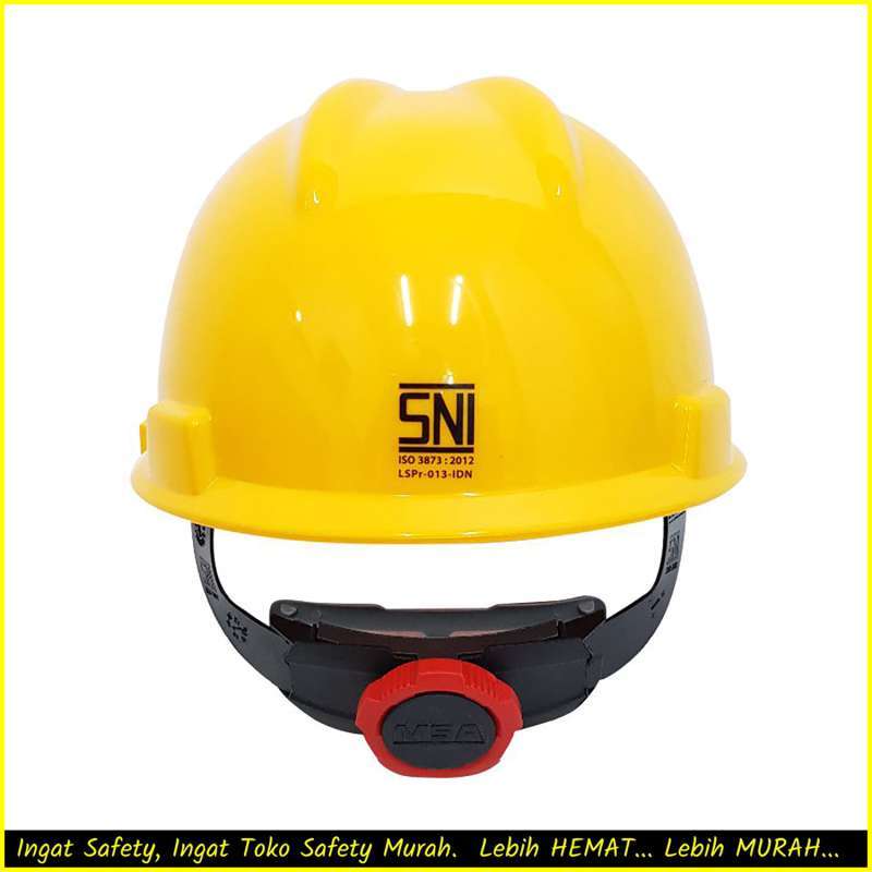 Jual Helm Proyek Safety Helmet Kuning Standar Sni Msa Lokal + Inner ...