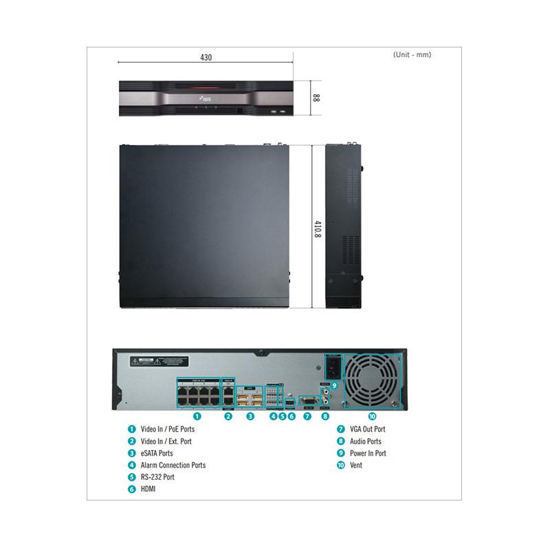 Jual Idis Nvr Dr-2316p Directip 2300 Series Full Hd Recorder Dvr [16 ...