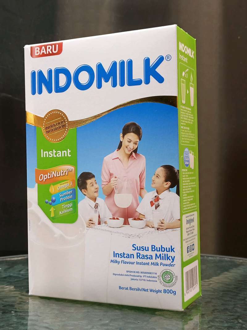 Jual Susu indomilk full cream plain instan 800g di Seller alhafizshop ...