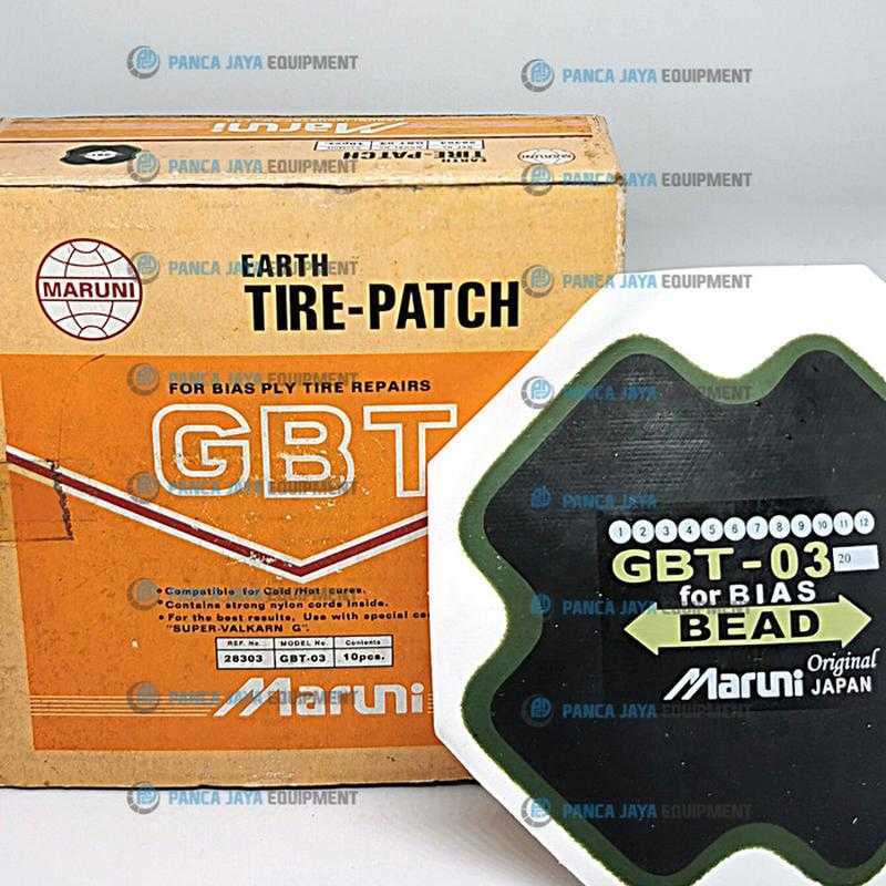 Jual Maruni Bias Tire Patch Mb-03 Box - Karet Tambal Ban Tubeless Di Seller Panca Jaya Equipment ...
