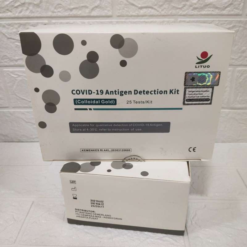 Promo Alat Tess Lituo Antige Isi 25 akl exp Diskon 50% di Seller CCare ...