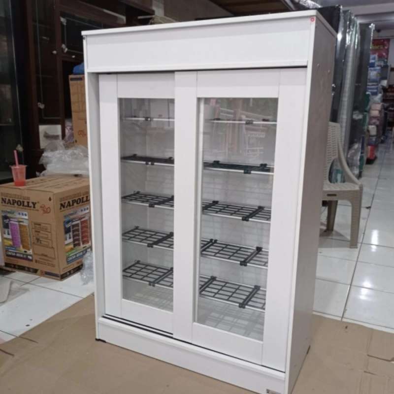 Jual Rak Sepatu Lemari sepatu pintu Sliding - - Oak di Seller ...