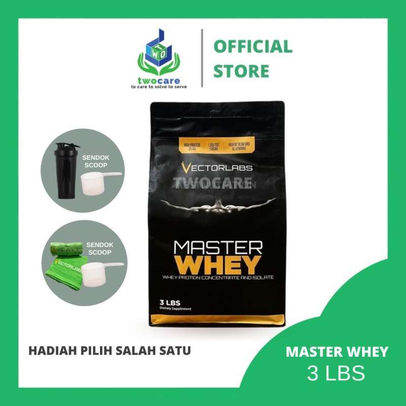 Jual Vectorlabs Master Whey 3 lbs Vanilla Vector labs Protein Whey ...