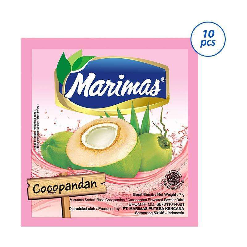 Promo SMG/JOG/SOLO - Marimas Powder Drink Rasa Cocopandan [10 Sachet x ...