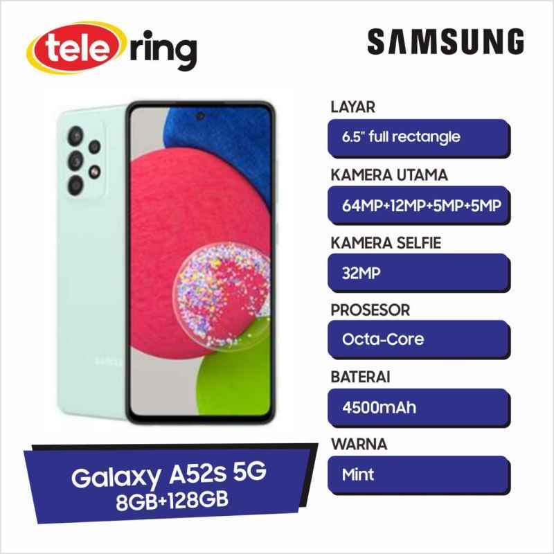 Jual Samsung Galaxy A52S 8GB/128GB Awesome Mint di Seller Telering ...