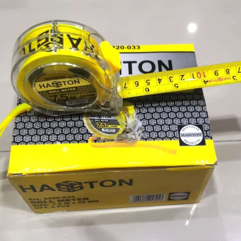 Jual Jual Rol Meter 3mtr Meteran Transparan HASSTON PROHEX 3 Meter 3m 3 ...