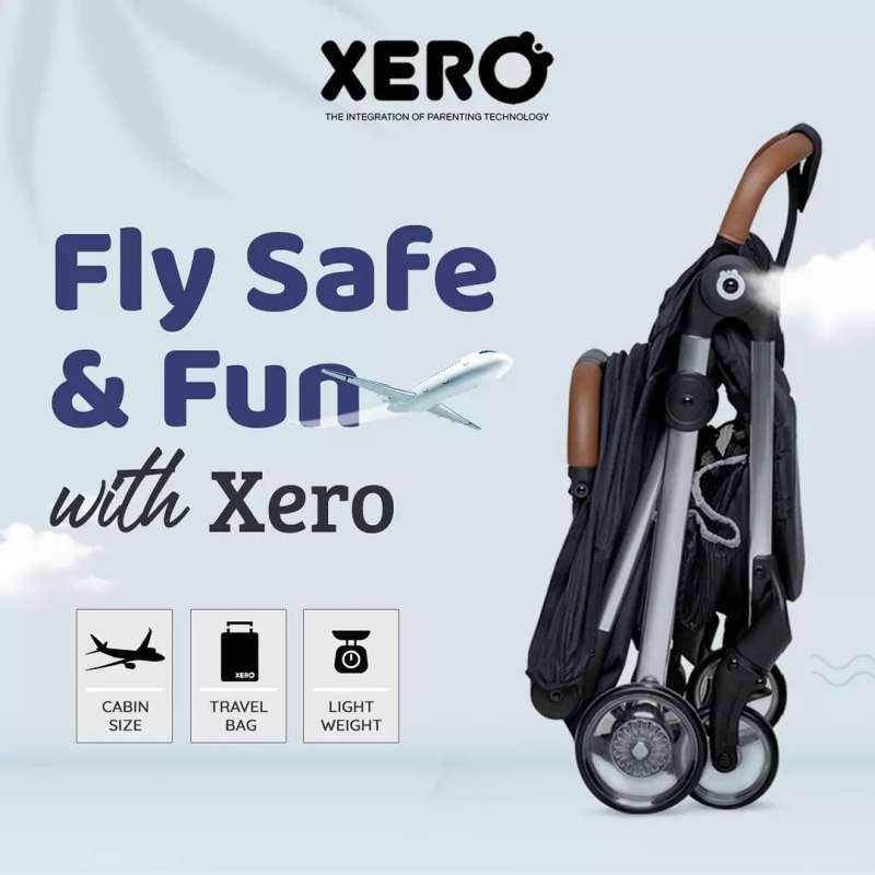 Jual Xero Stroller Auto Fold Cabin Size - Black Di Seller Babyzania ...