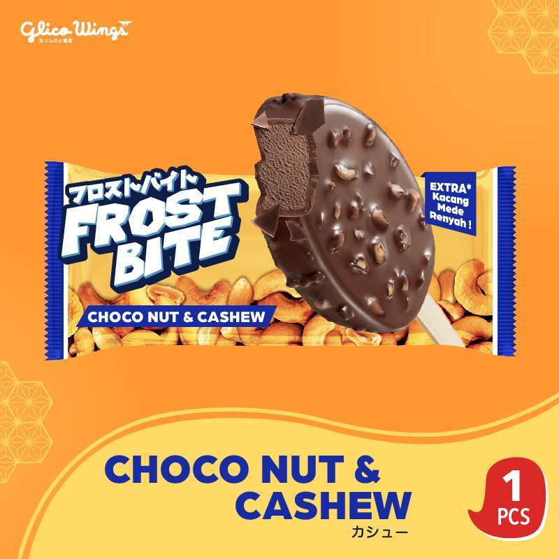 Promo Yogyakarta - Glico Wings Frostbite Choco Nut & Cashew Es Krim [65 ...