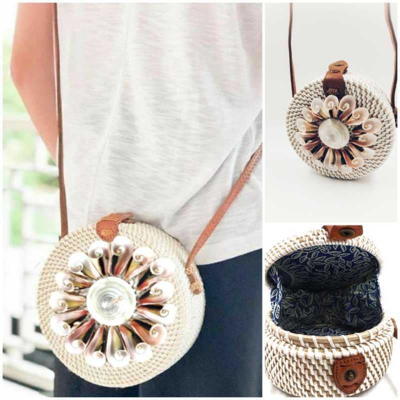 Jual Tas Rotan Bali / Tas Rotan Bali Bulat / Tas Rotan Premium / Tas ...