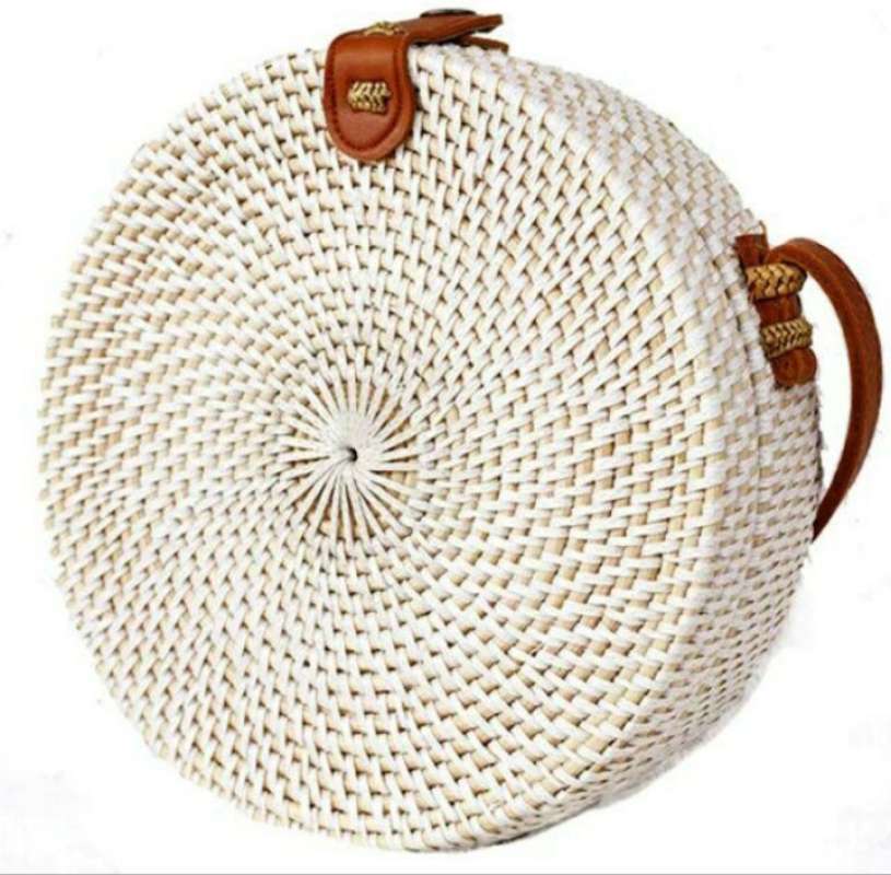 Jual Tas Rotan Bali / Tas Rotan Bali Bulat / Tas Rotan Premium / Tas ...