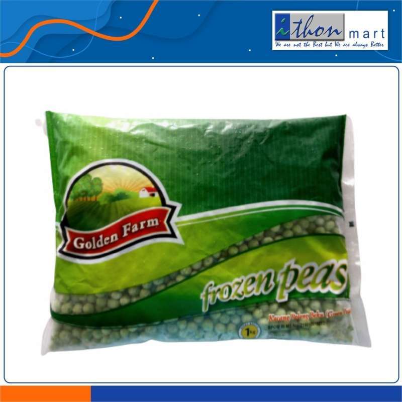Promo Golden Farm Frozen Peas kacang polong 500gr Halal Diskon 9% di ...
