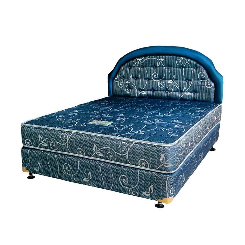 Jual Uniland Flamboyan Kasur Springbed Standard - Biru [full Set ...