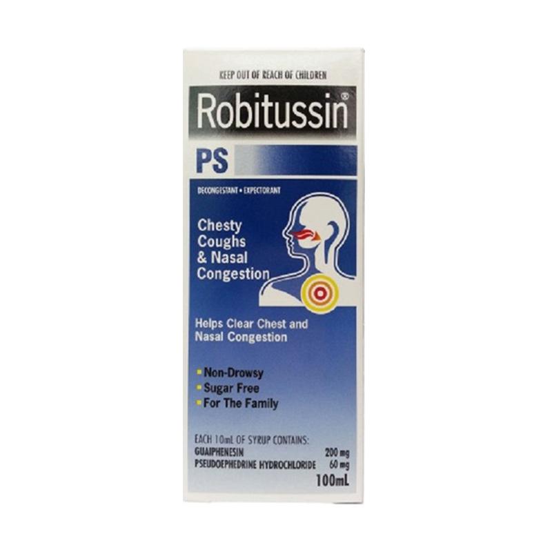 Jual Robitussin Chesty Cough & Nasal Congestion PS Oral Liquid Obat ...