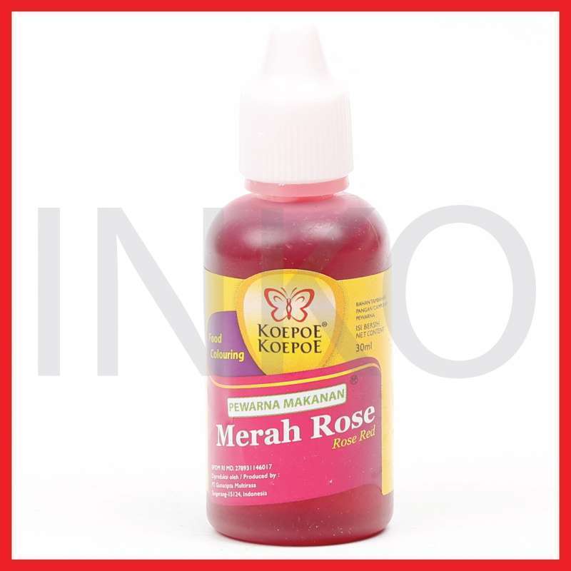 Jual Koepoe Pewarna Makanan Merah Rose 30ml Di Seller Sajira Farm ...