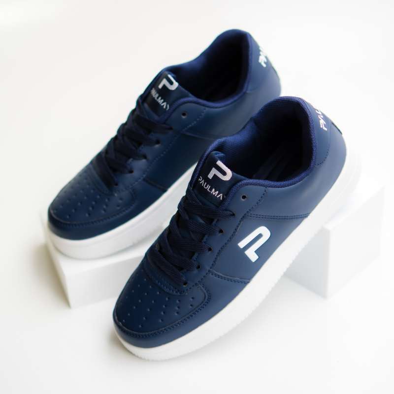 Promo Paulmay - Sepatu Sneakers Pria Denver - Blue White - 42 Diskon 67 ...