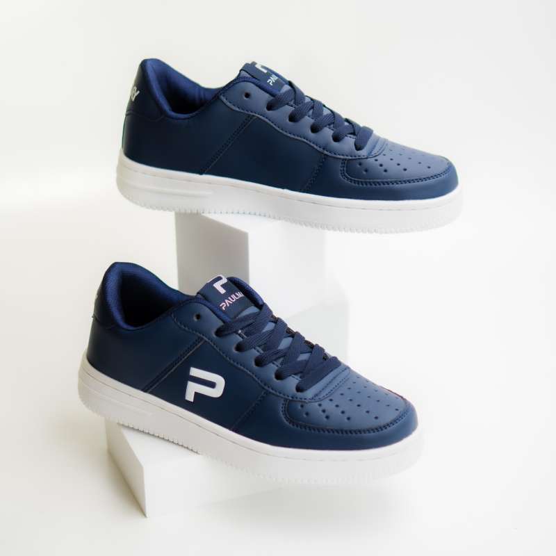 Promo Paulmay - Sepatu Sneakers Pria Denver - Blue White - 42 Diskon 67 ...