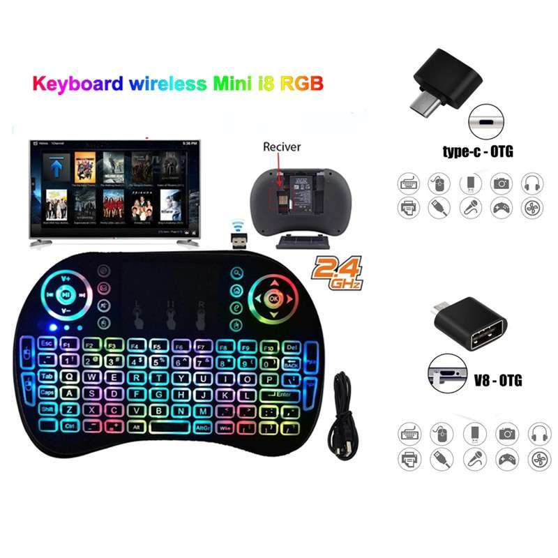 Jual FREE ONGKIR Mini Keyboard i8 Wireless Touchpad Original Keyboard ...