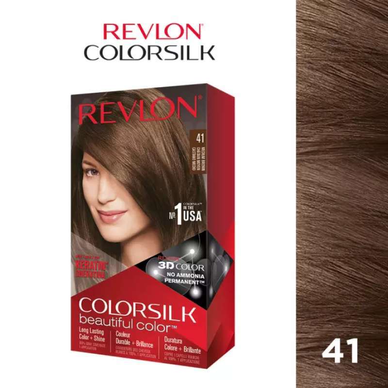 Jual Revlon Colorsilk Hair Color - 41 Medium Brown di Seller Sinar ...
