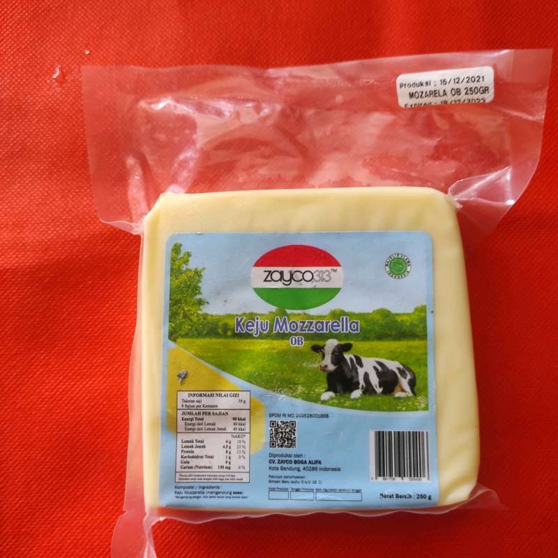 Jual Zayco 313 Keju Mozzarella 250g Halal Di Seller Yulina Frozen Food ...