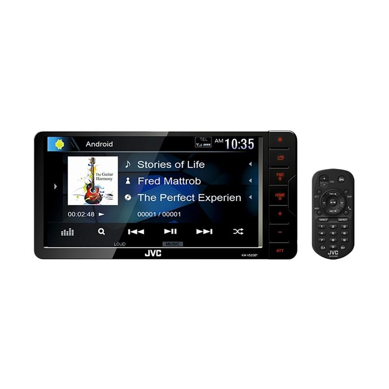 Jual JVC KW-V520BTM DVD Double Din Head Unit for Toyota [OEM Plug n ...