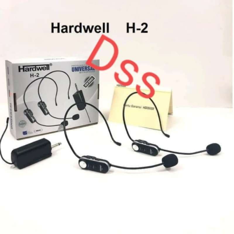 Jual SPECIAL Mic Wireless Hardwell H2 Headset Original Hardwell H2 ...