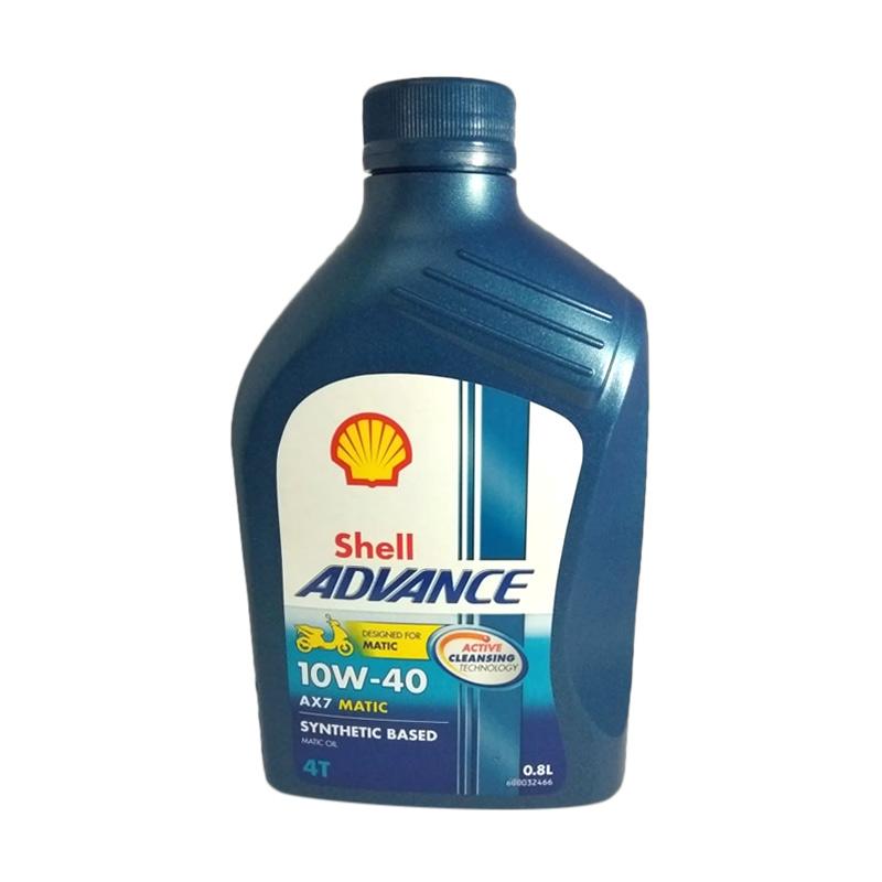 Jual Shell Advance 4T AX7 10W-40 Scooter Oli Pelumas Motor [0.8 L] di ...