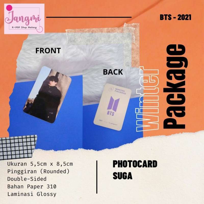 Jual Photocard Bts - Winter Package In Gangwon 2021 | Photocard Set Bts ...