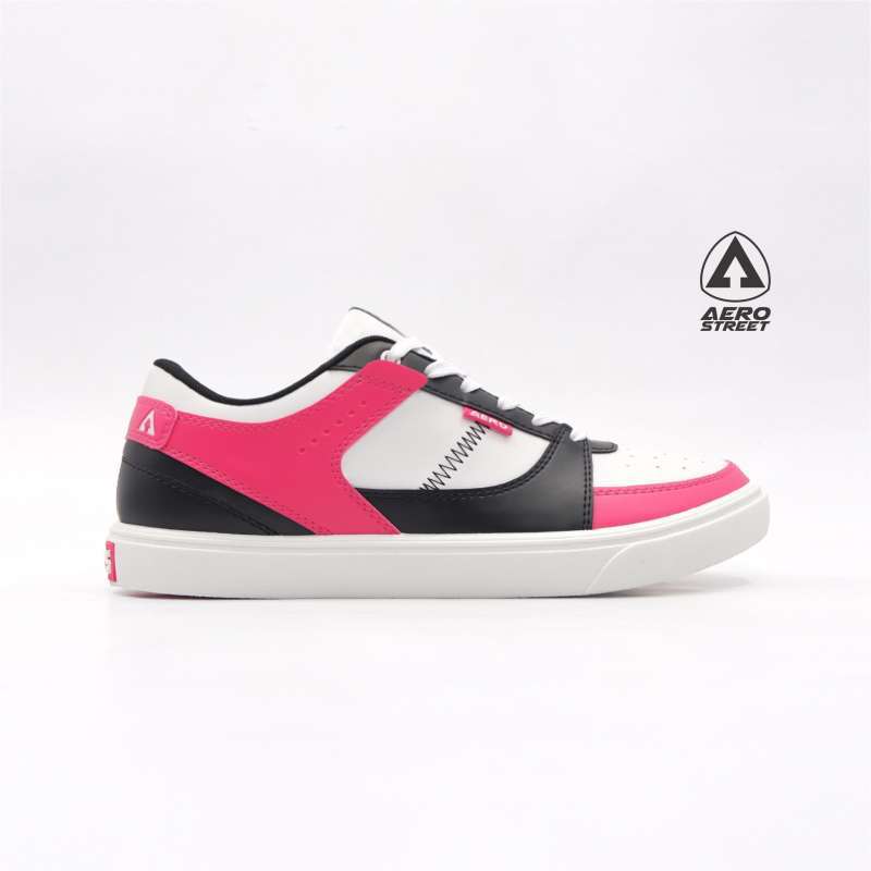 Jual Aerostreet 36-40 Hoops Low Fushia Hitam - Sepatu Sneakers Casual ...
