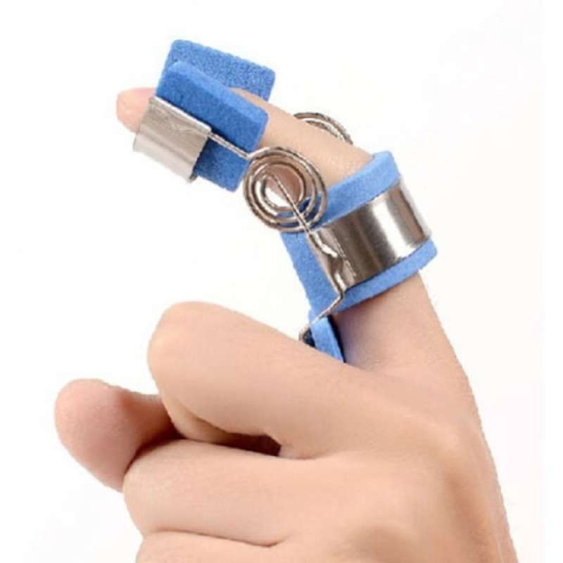 Jual FINGER SPLINT FRACTURE SUPPORT TRAINER ORTHOSIS PELURUS JARI ...
