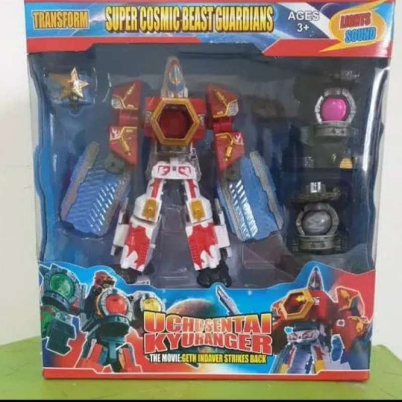 Promo mainan kyuranger robot kyu ranger transform voyager lion kyurenoh ...