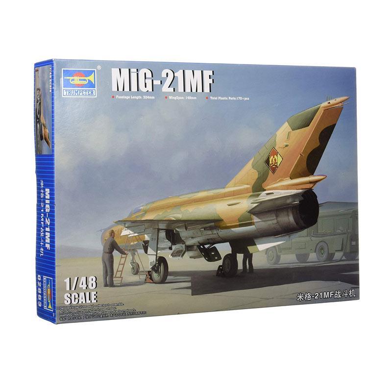 Promo Trumpeter 02863 MiG-21MF Model Kit [1:48] Diskon 27% di Seller ...